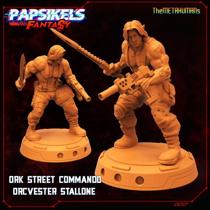Street Troll Terminator Arnork by Papsikels 28mm 32mm Miniatures for ...