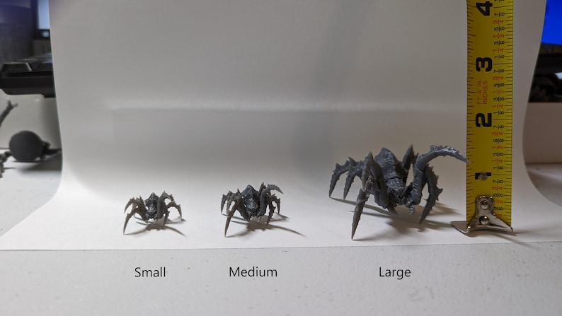 Giant Spiders Dnd Monster Spider 3d Printed Fantasy Mini - Etsy