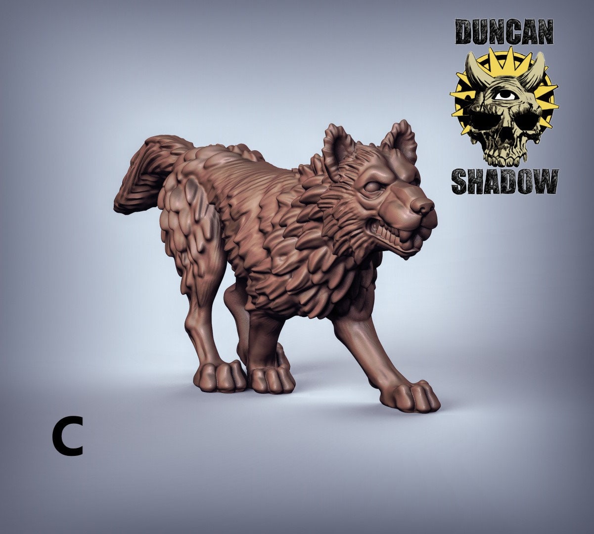 Wolves - 28mm - 32mm Miniatures for Tabletop Gaming (dnd, D&D) by ...