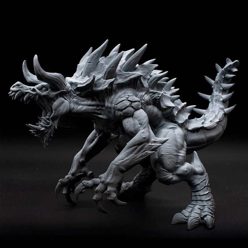 Tarasque Dnd Monster 28mm Miniatures for Tabletop Gaming - Etsy