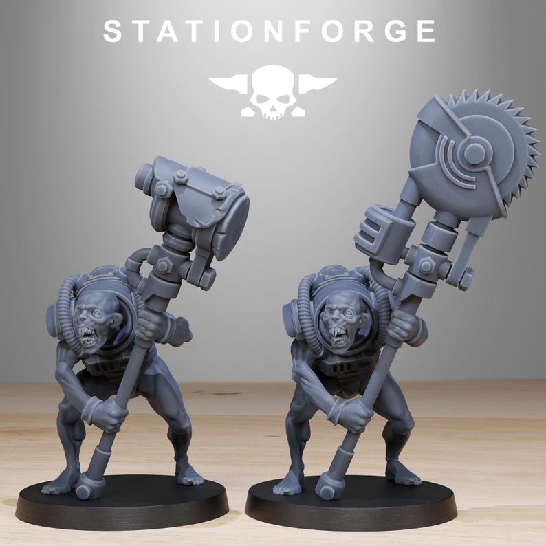 Corrupted Guard Wretched - 3d Printed War 32mm | Miniatures for ...