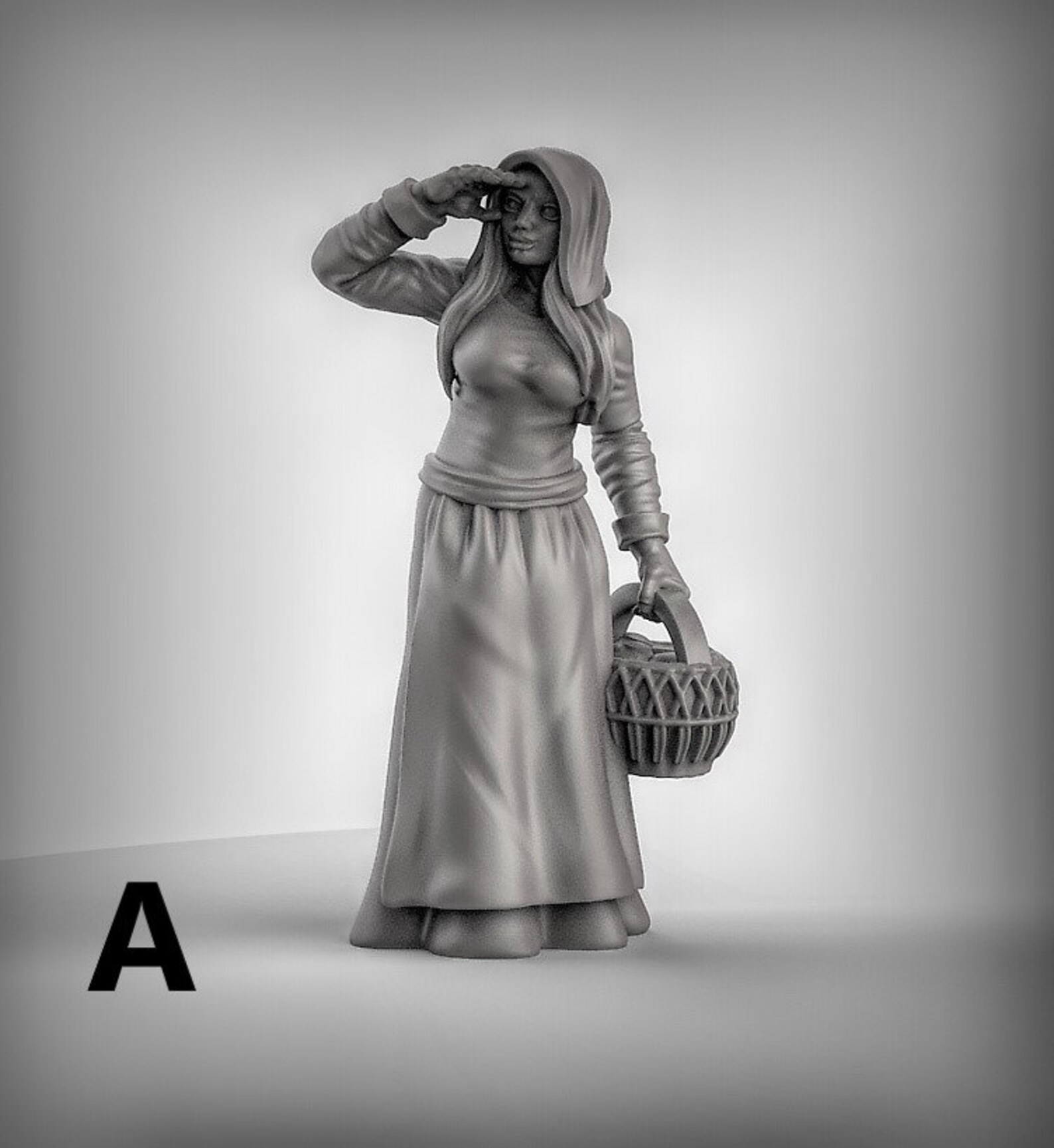 NPC's Set Male and Females 28mm 32mm Miniatures for | Etsy