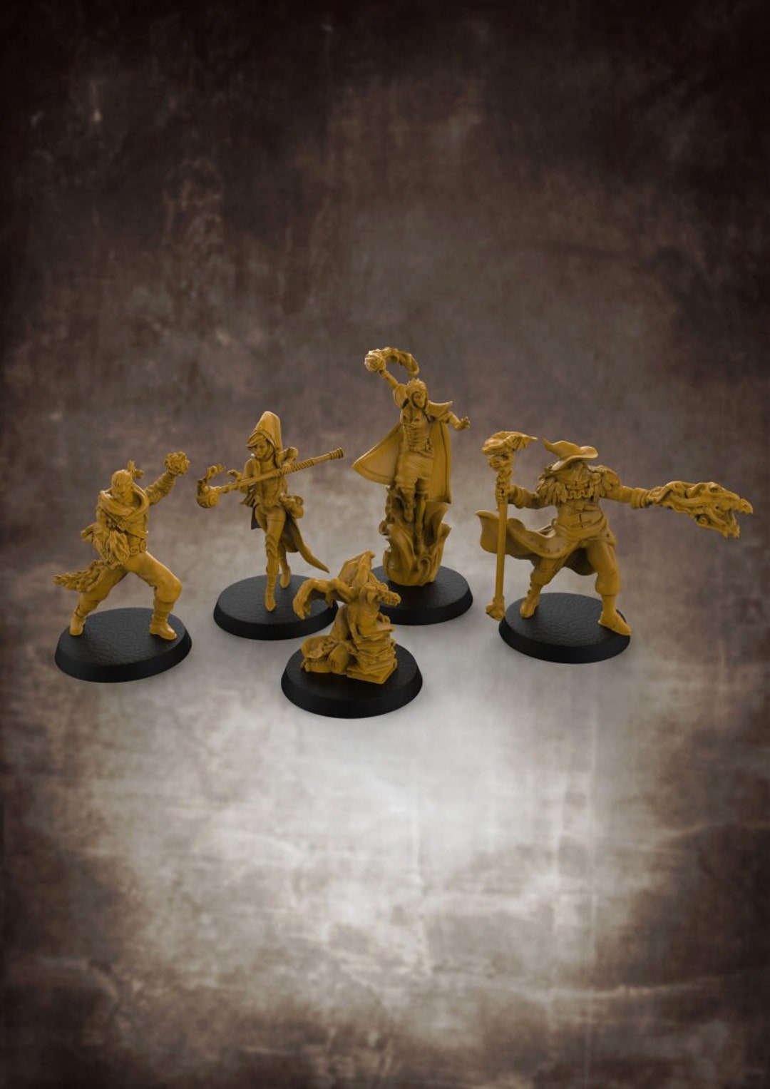 Mage Bundle - 32mm | 28mm Miniatures for (dnd, D&D, Mini for Wargaming ...