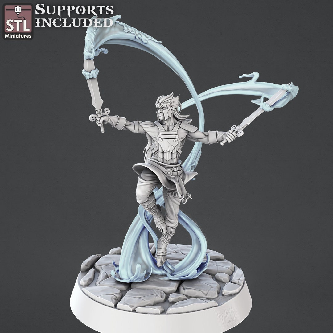 Genasi E - Genasi Set - Air Genasi Male - Heroes and Npcs - 32mm | 28mm ...