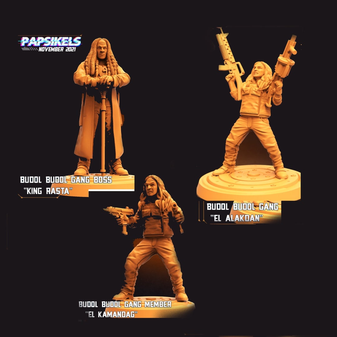 Gang Boss and Gang Members - Crime Boss Criminal - 28mm Miniatures ...