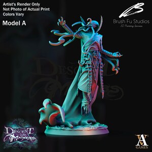 Mindflayers - Illithids - Mind Flayer - 28mm | 3d Printed Mini RPG ...