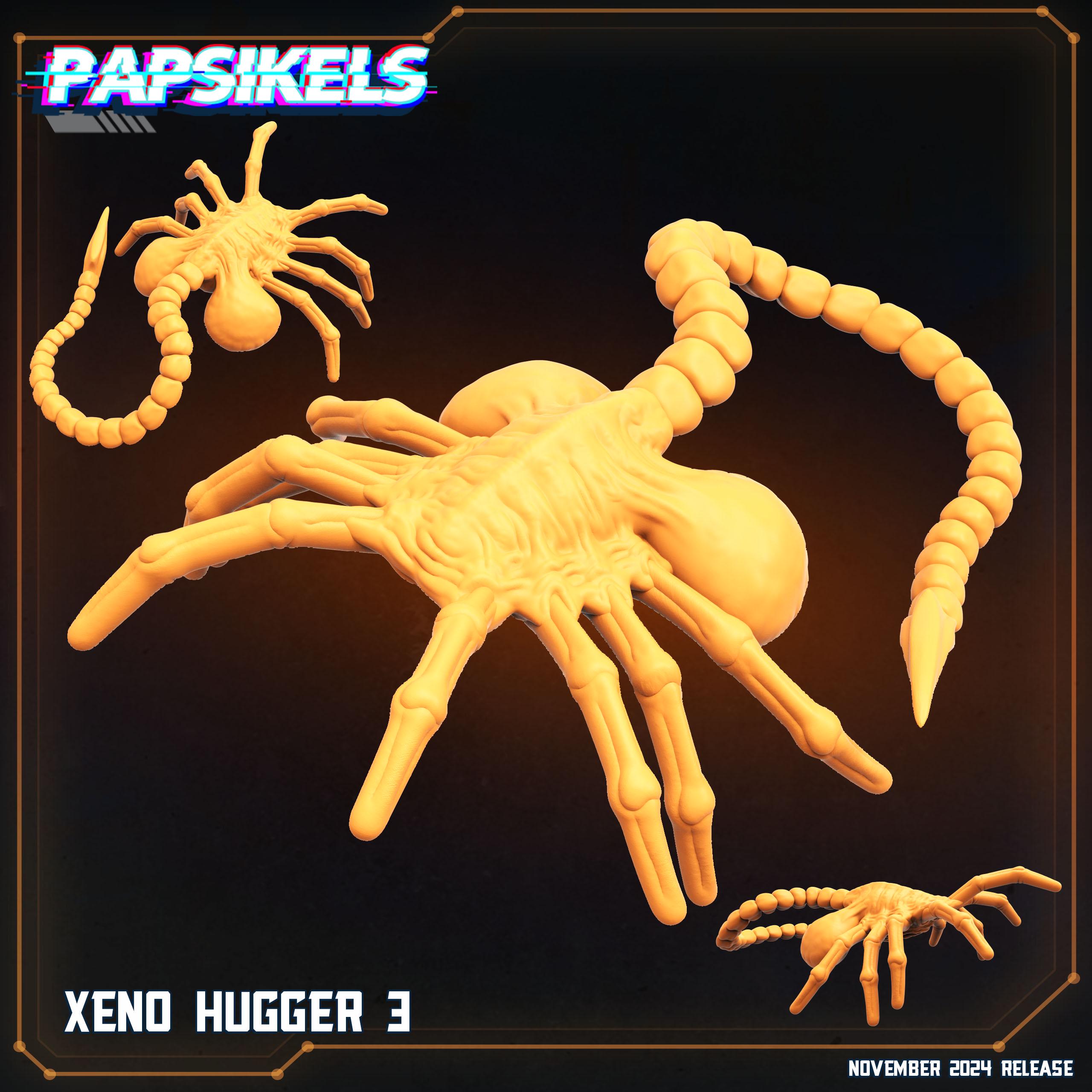 Xeno Hugger Alien Vs. Human Facehuggers - 28mm Miniatures for Tabletop ...