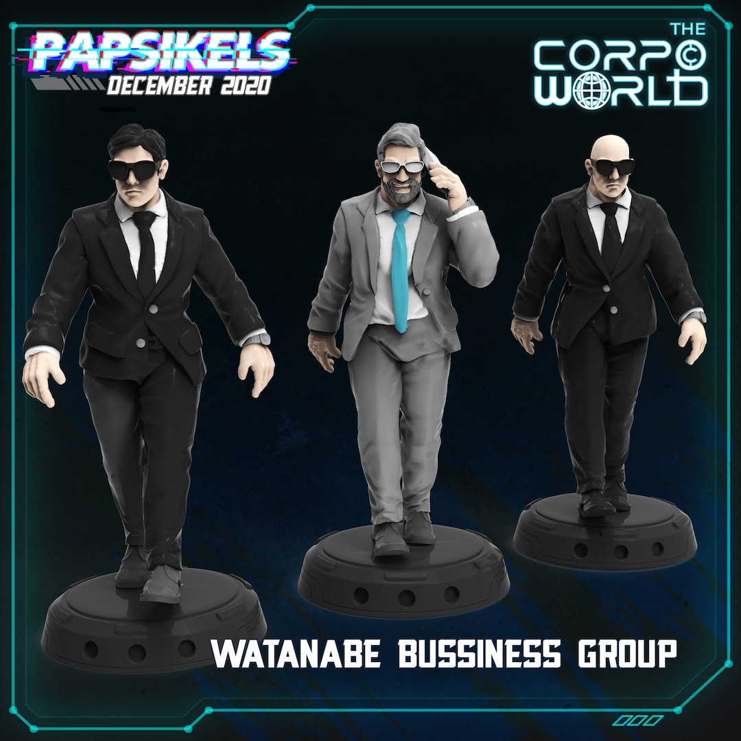 Watanabe Business Group - Corpo World - 28mm Miniatures for Tabletop ...