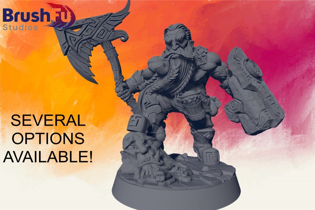 Dwarf Male Hero - Brewmaster - 28mm Miniatures for Tabletop Gaming (dnd ...