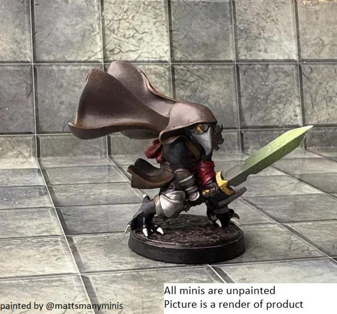 Ravenfolk - Kenku - Raven Folk - Set - Archer - 28mm Miniatures for ...