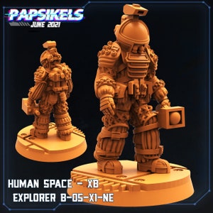 Human Space Explorer - Astronaut | 28mm Miniatures for Tabletop Gaming ...