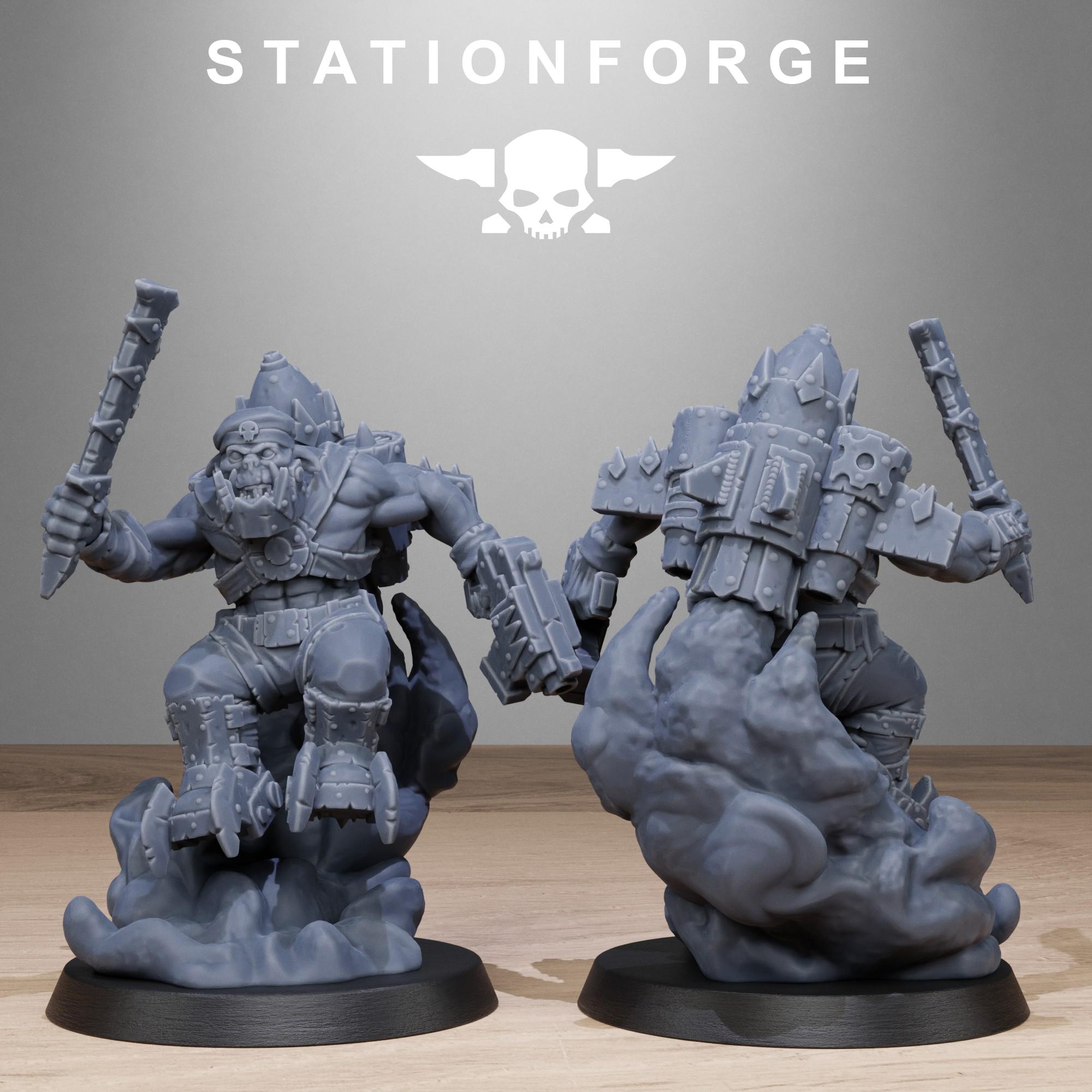 Orkas Flyers - Orc Jet Pack Army Set of 10 - 3d Printed War 32mm ...