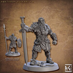 Northmen Huskarls With HELMET Fjords Dwarves Skutagaard Northmen Saga ...