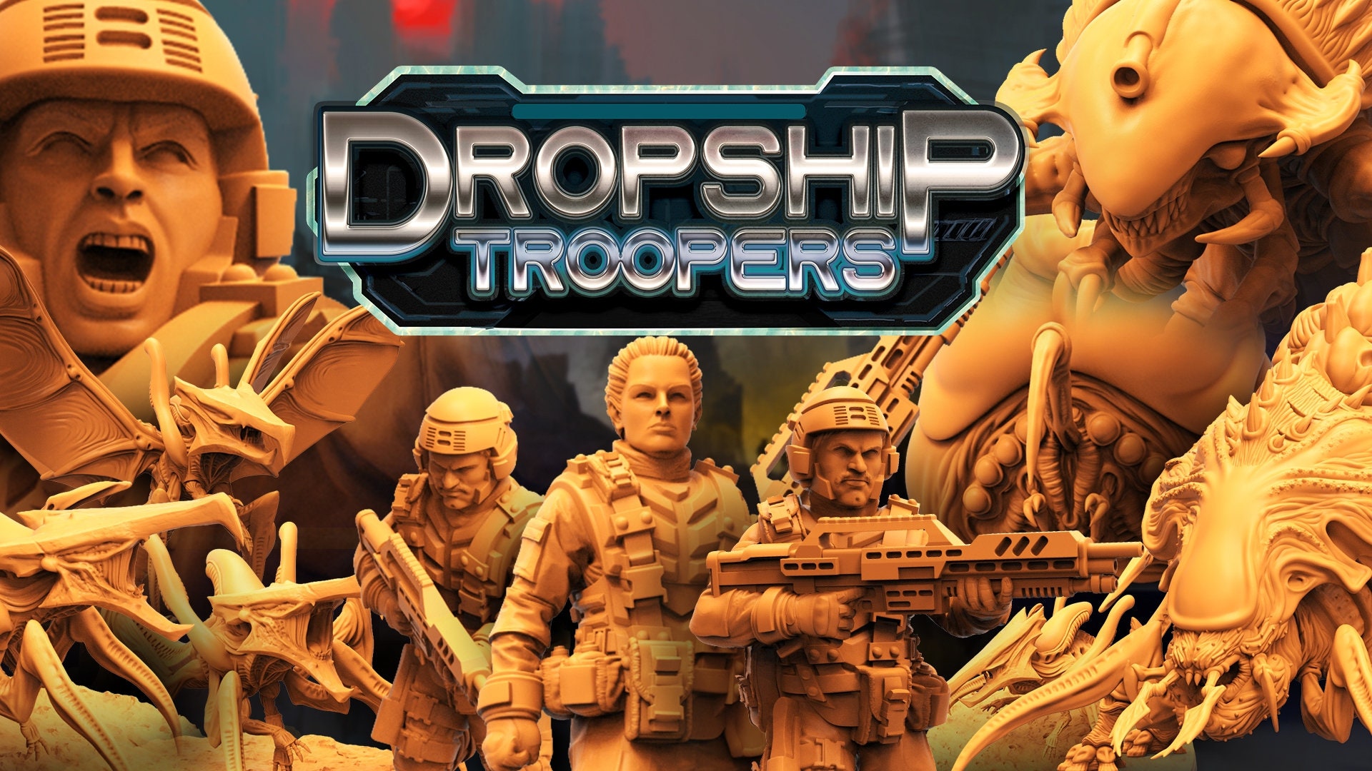 Dropship Troopers - Army Colonial - Infantry - 28mm Miniatures for ...