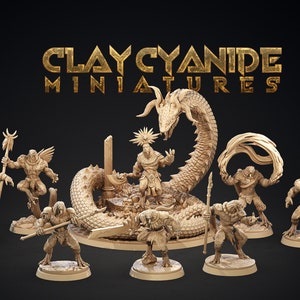 Snakemen Yuan - Ti - Pantheon of Aztecs - Seeds of Serpent - 28mm ...