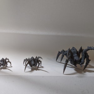 Giant Spiders - Dnd Monster - Spider - 3d Printed Fantasy Mini - 28mm ...