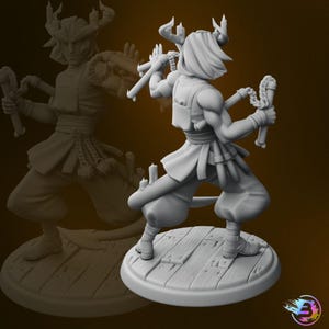 Jacobin - Candlestick Maker Tiefling Druid - 3d Print 28mm | 32mm ...