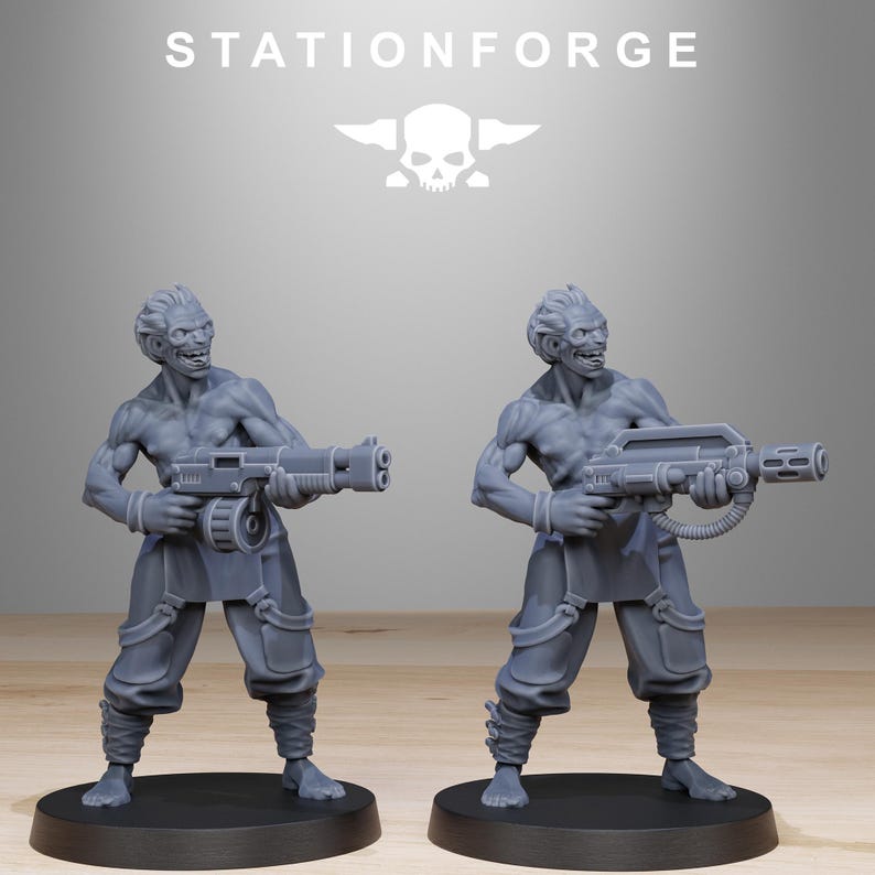 Corrupted Guard Wretched - 3d Printed War 32mm | Miniatures for ...