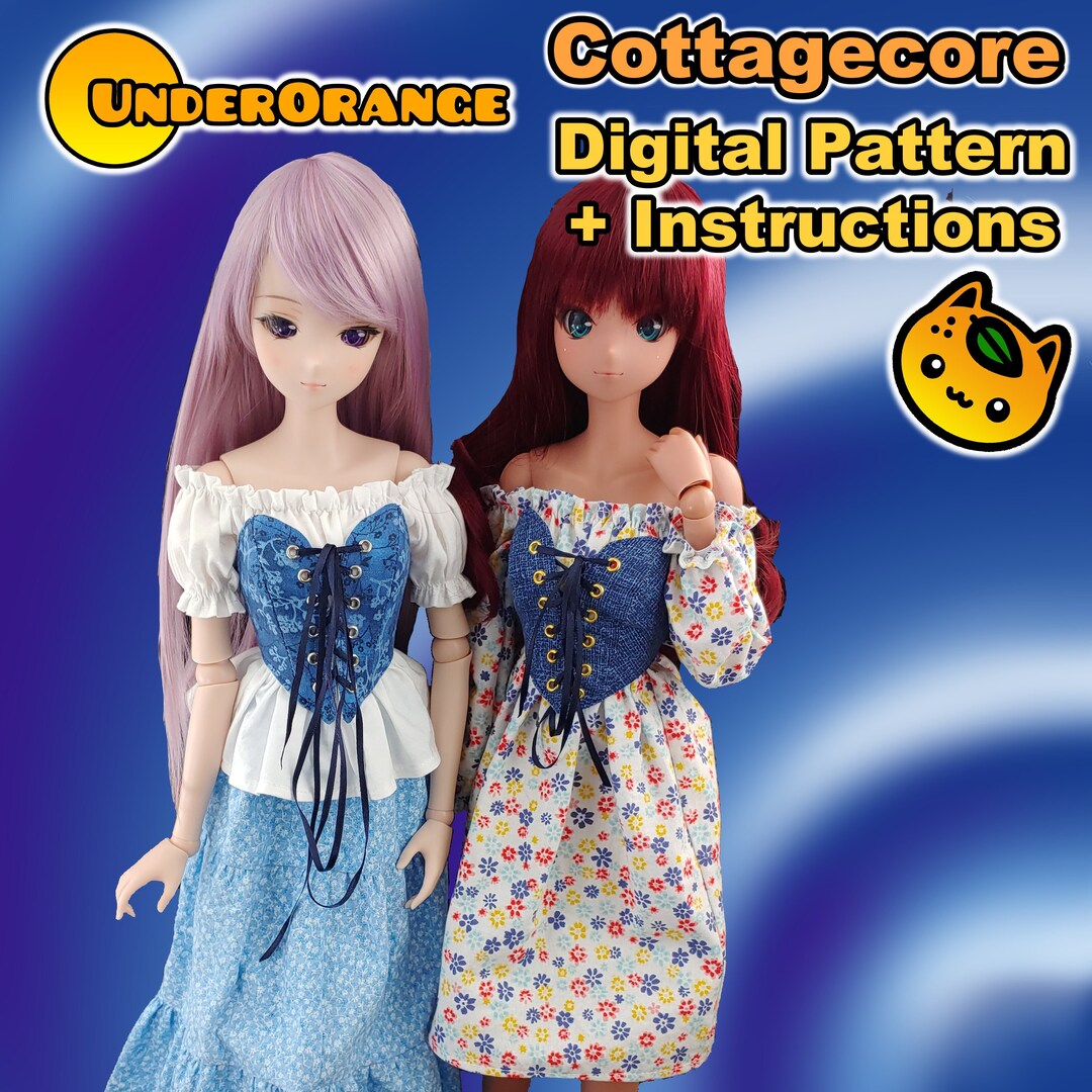 Cottagecore Pattern and Instructions for Smartdoll - Etsy