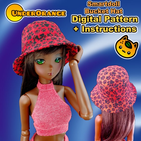 Bucket Hat Pattern and Instructions for Smartdoll - Etsy