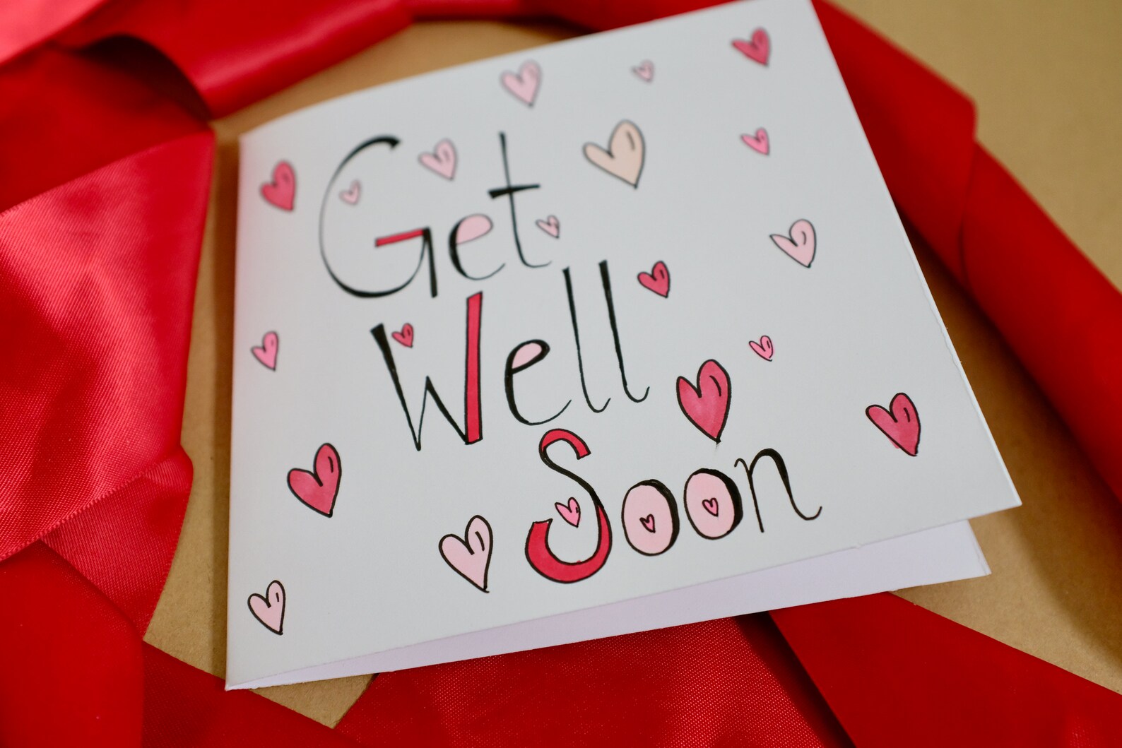 Get Well Soon Love Greetings Card Bysophieallin - Etsy