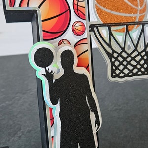 Basketball Theme 3d Letter - Etsy