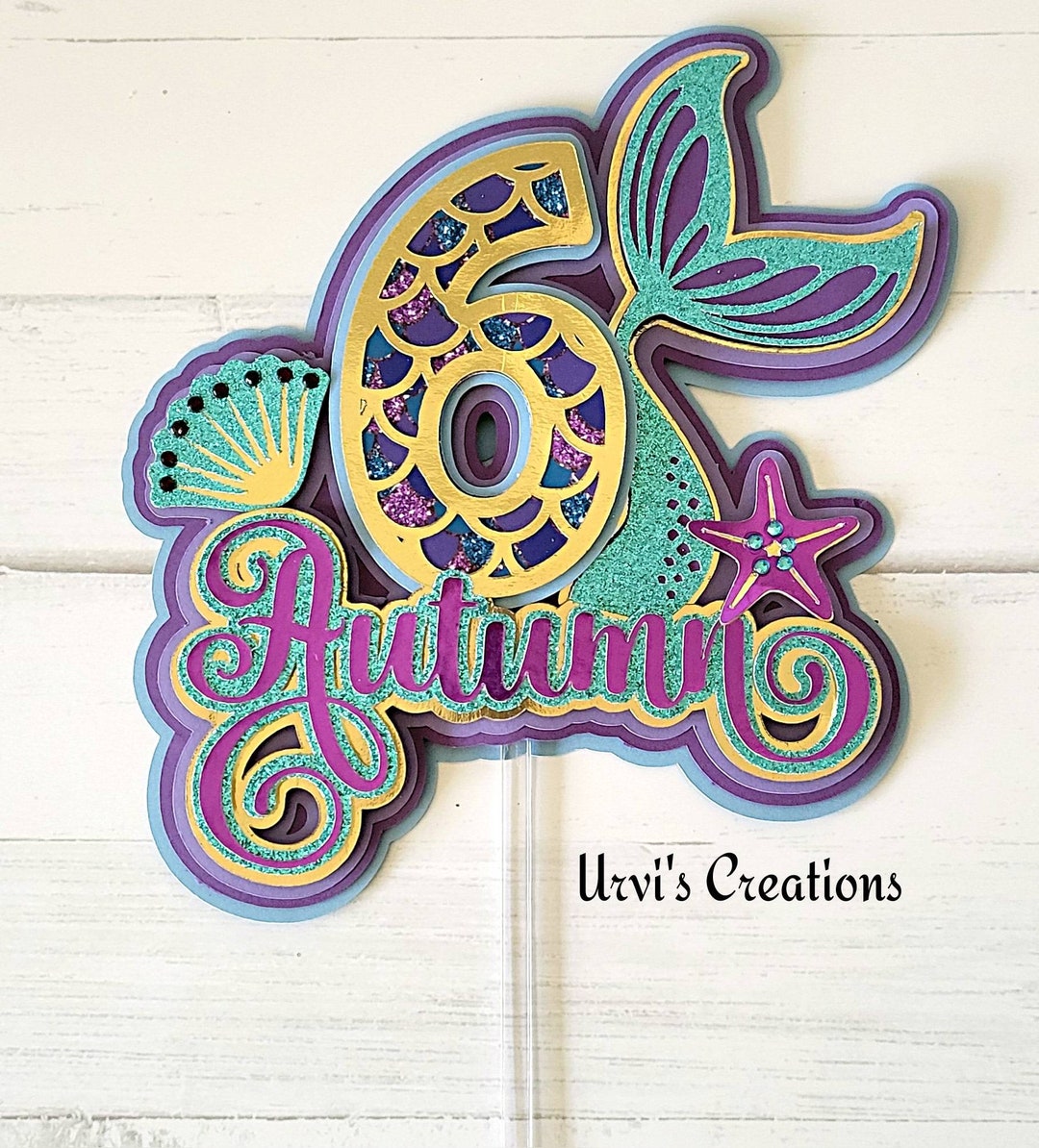 Mermaid Theme Cake Topper/centerpiece - Etsy