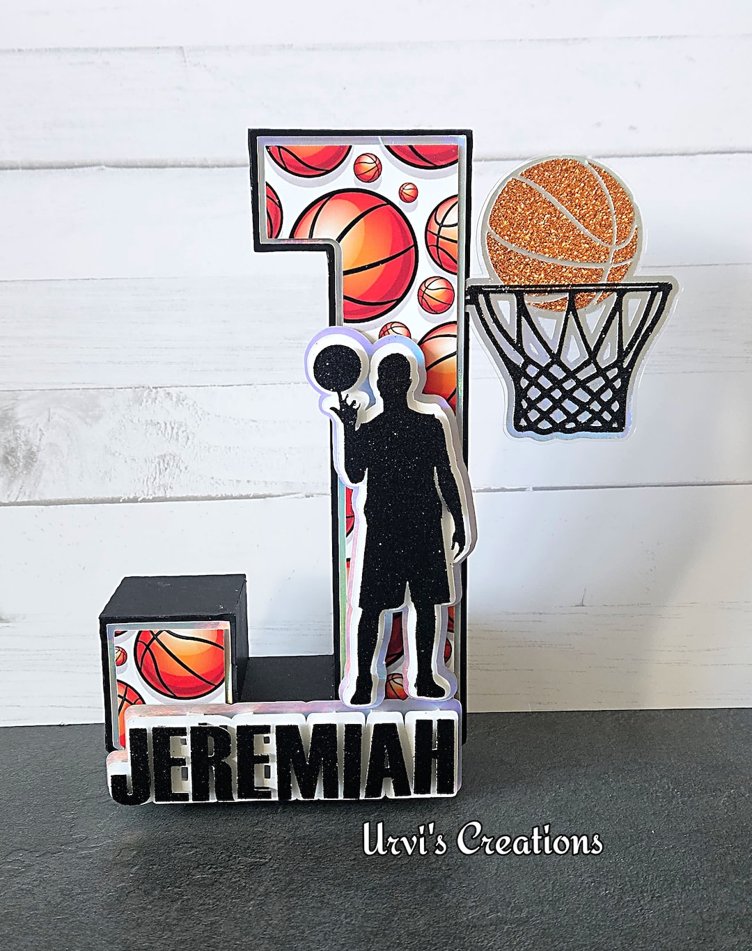 Basketball Theme 3d Letter - Etsy