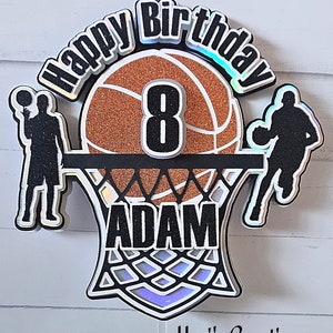 Basketball Cake Topper/centerpiece. - Etsy