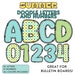Summer Doodle Alphabet PNG, Bulletin Board Letters, Classroom Alphabet ...