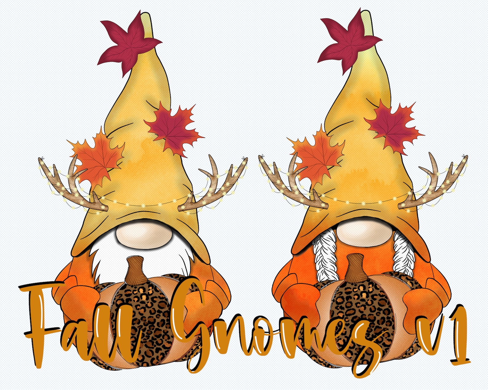 Fall Gnomes PNG Clipart Nordic Gnomes Thanksgiving Gnomes - Etsy