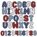 Patriotic Doodle Alphabet PNG, Bulletin Board Letters, Classroom ...