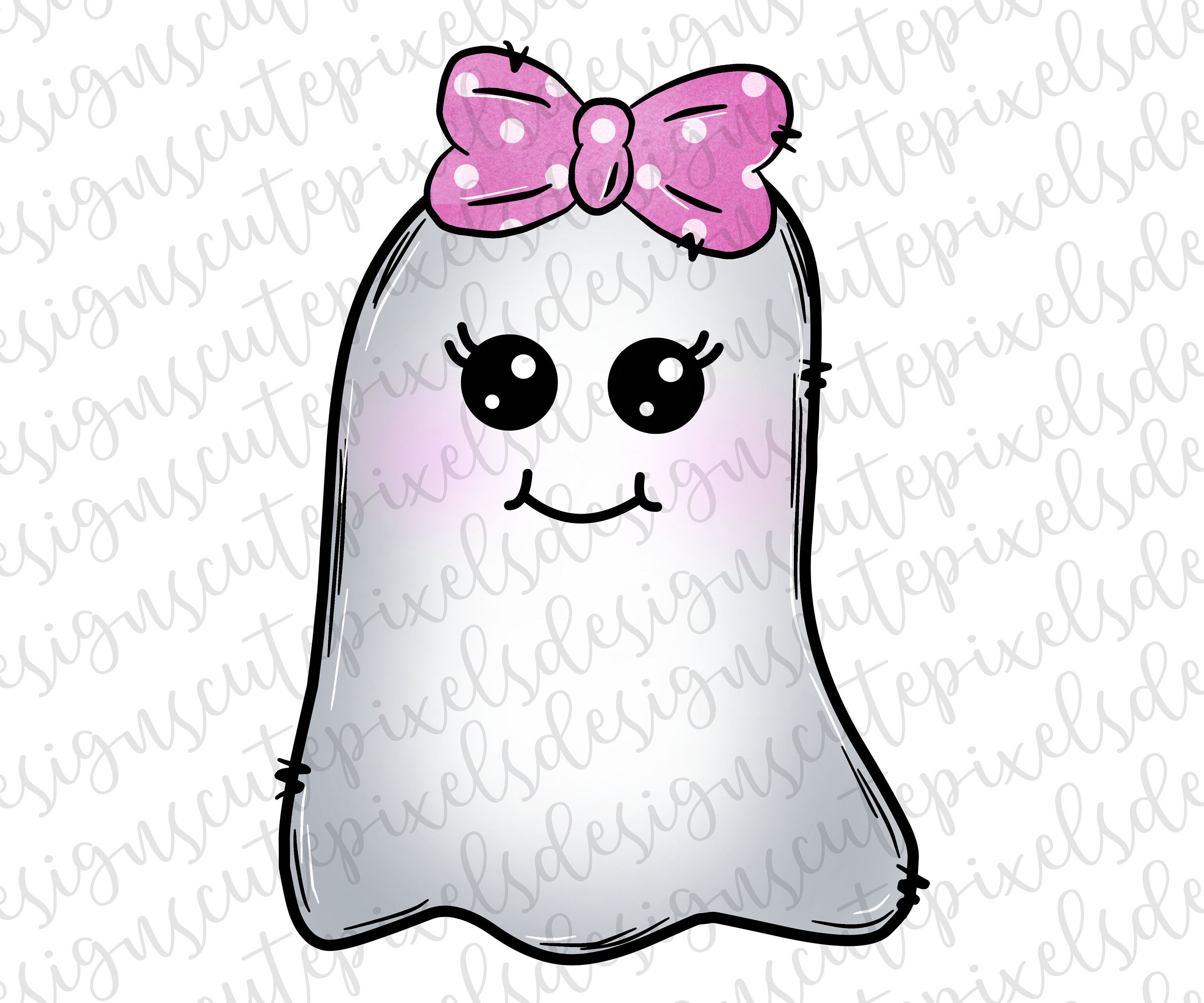 Pink Ghost Halloween PNG, Halloween Sublimation, Halloween Digital ...
