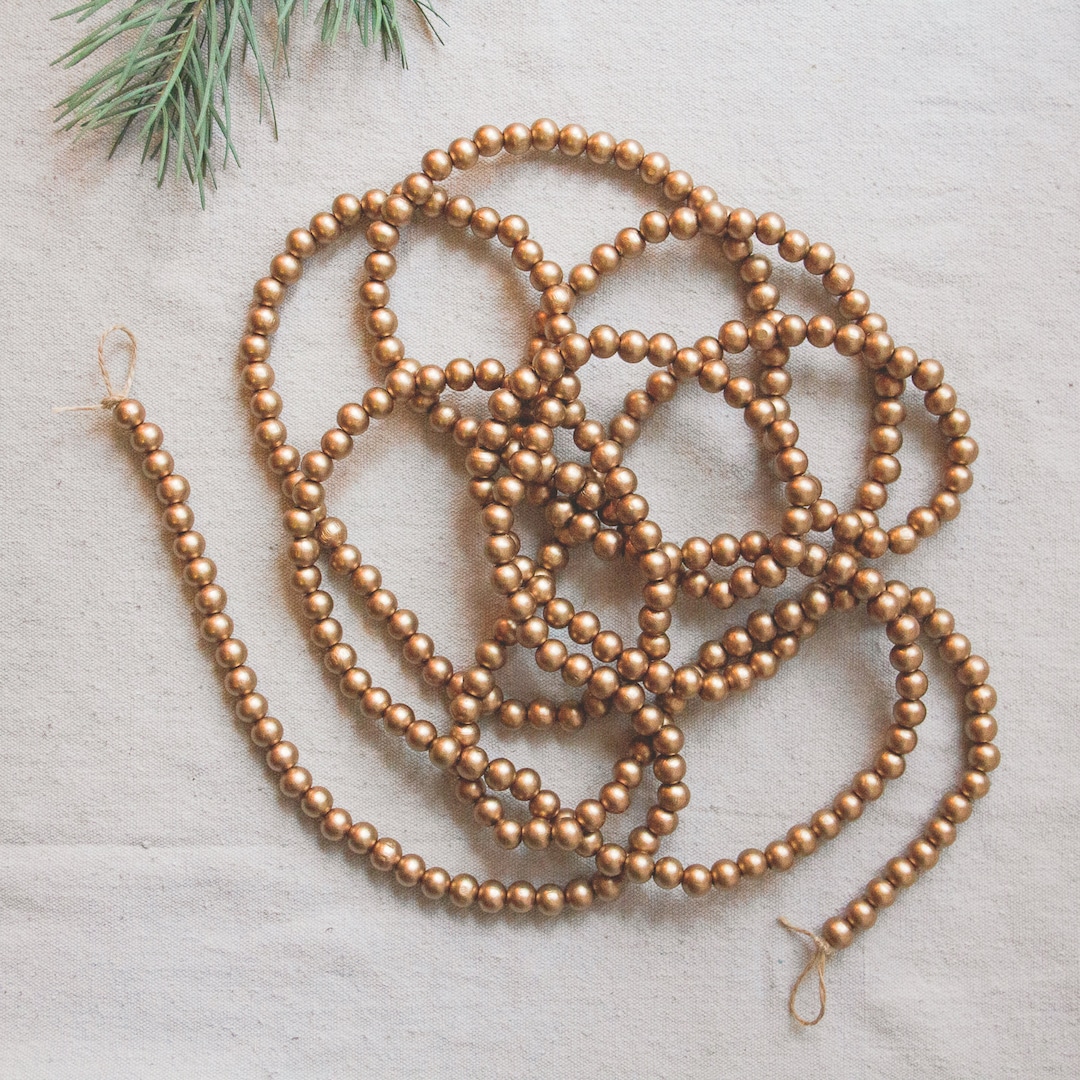 Thin Christmas Gold Garland | Wedding Garland | New Year’s Eve Garland ...