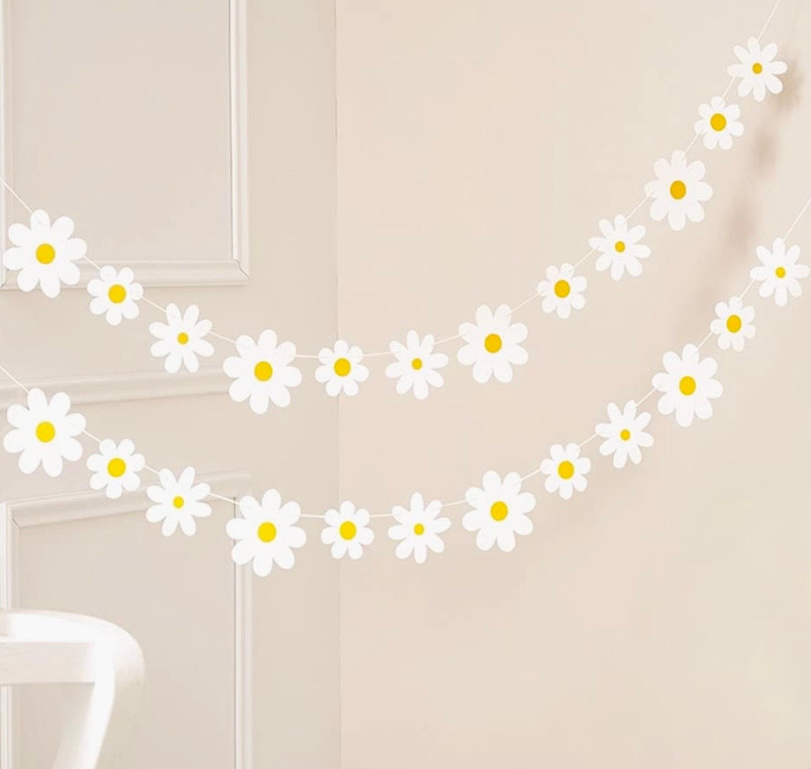 Daisy Banner Boho Birthday Banner Daisy Party Decorations Rtro ...