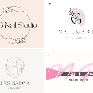 Logo Designs for Nail Tech Business - Etsy