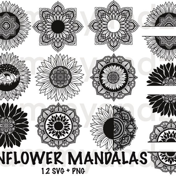 Sunflower Mandala - Etsy