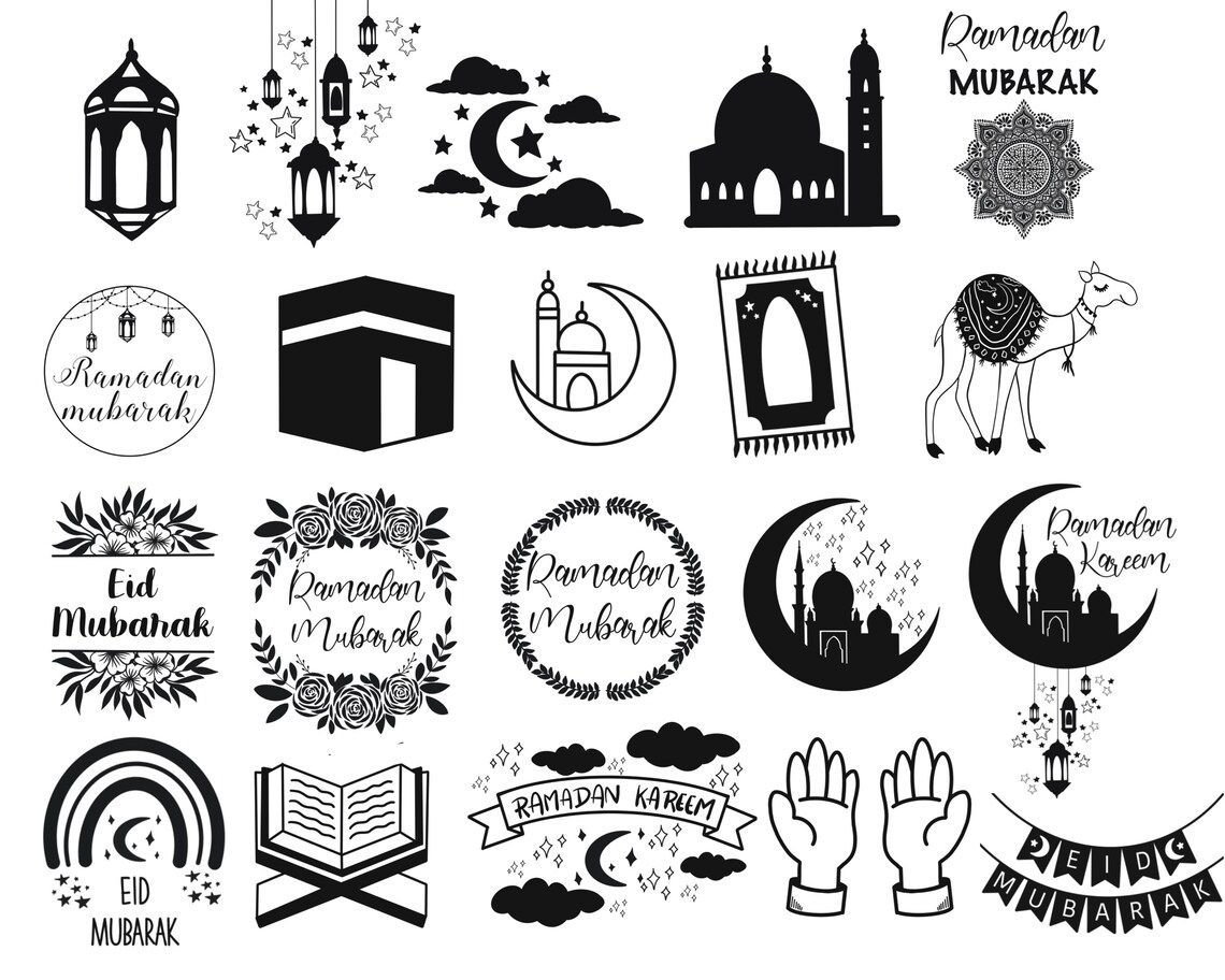 20 Ramadan Stamps for Procreate Procreate Stamps Procreate - Etsy