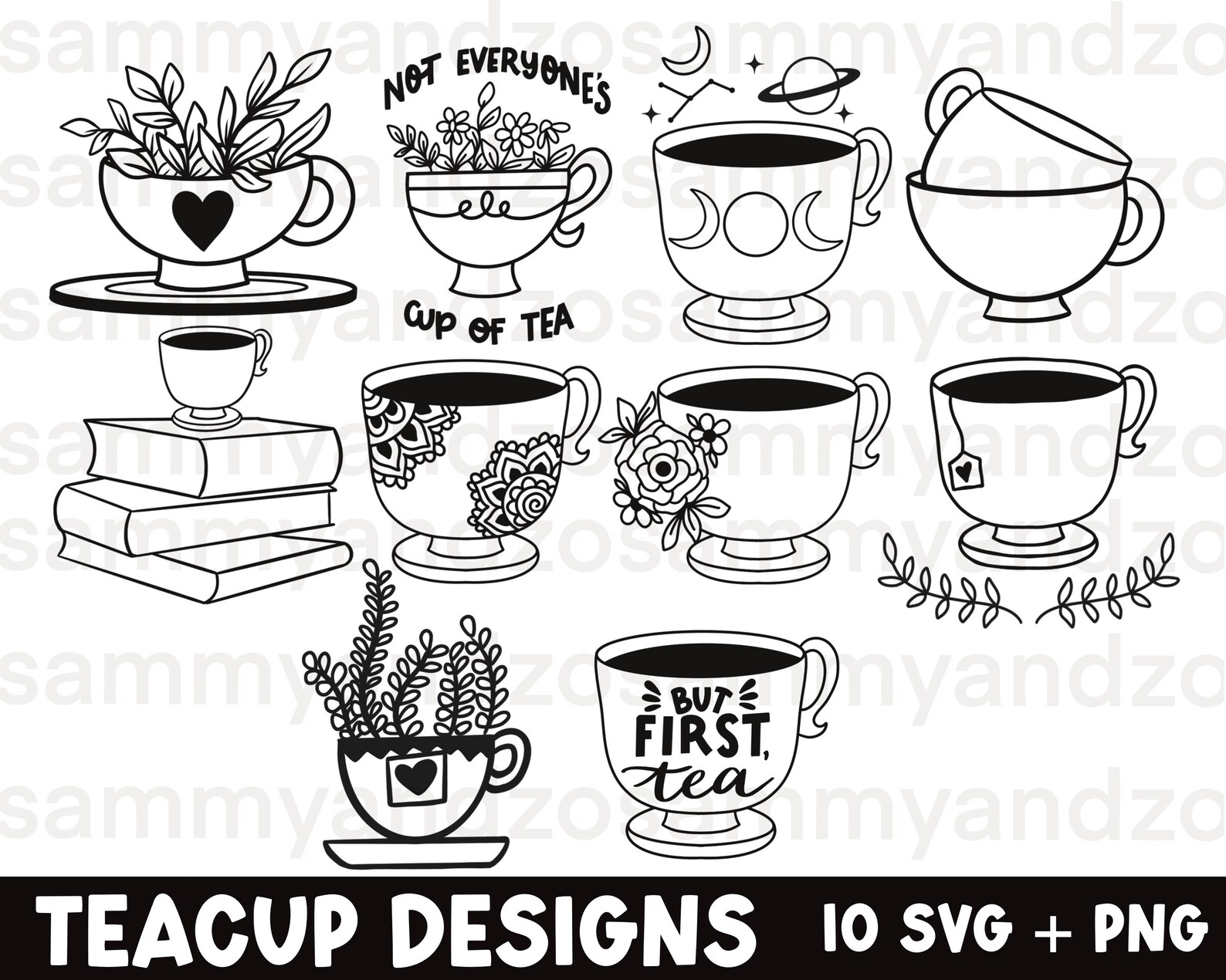 Teetasse svg Bundle, Teetasse svg Dateien cricut, Tee svg, Teeliebhaber svg, svg Bundle cricut ...