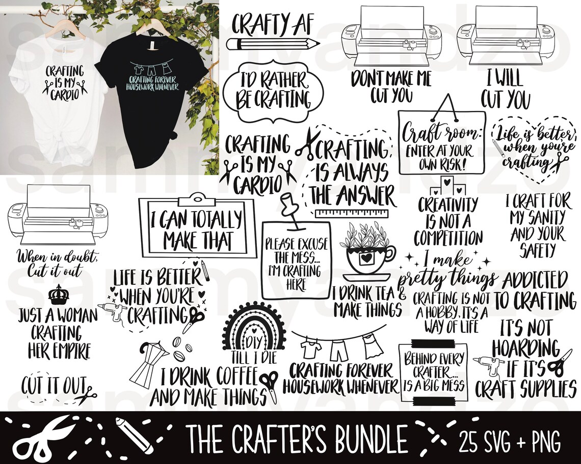Crafters Svg Bundle| Craft Business Svg| Small Business Svg| Funny Svg ...