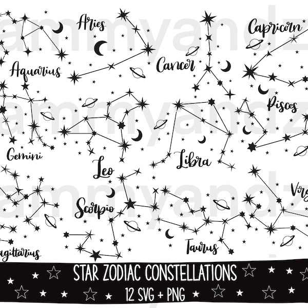 Constellation Svg - Etsy