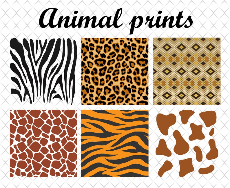 Animal print svg Leopard print svg Animal pattern svg Animal | Etsy