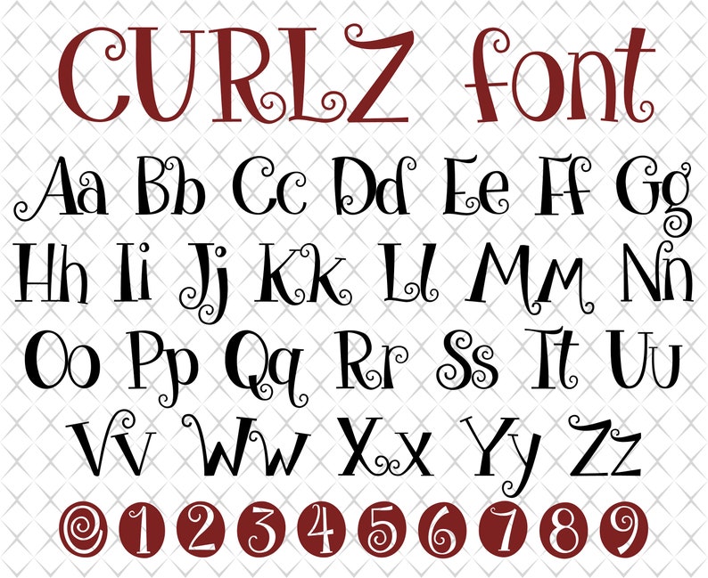 Curlz font svg Curly font svg Curly alphabet letters svg Vine | Etsy Curlz font svg Curly font svg Curly alphabet letters svg Vine | Etsy