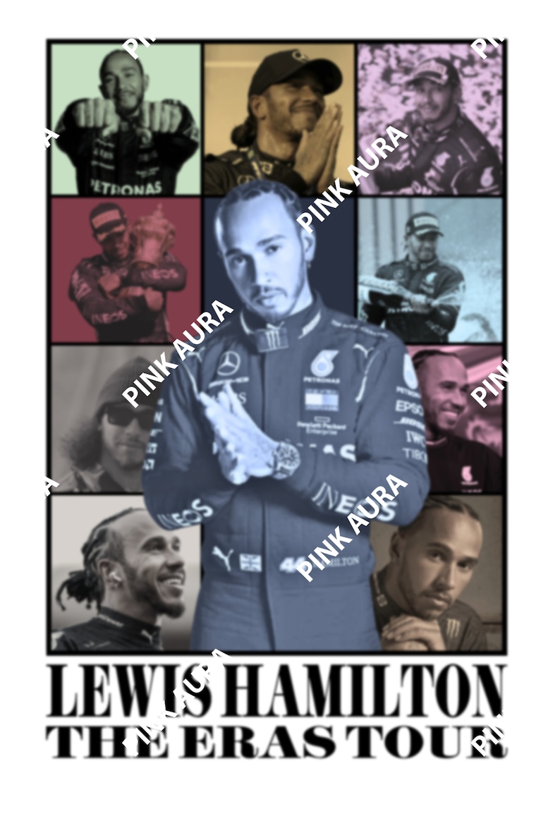 Lewis Hamilton Eras Tour PNG | Racing Graphic Tee Design - Etsy