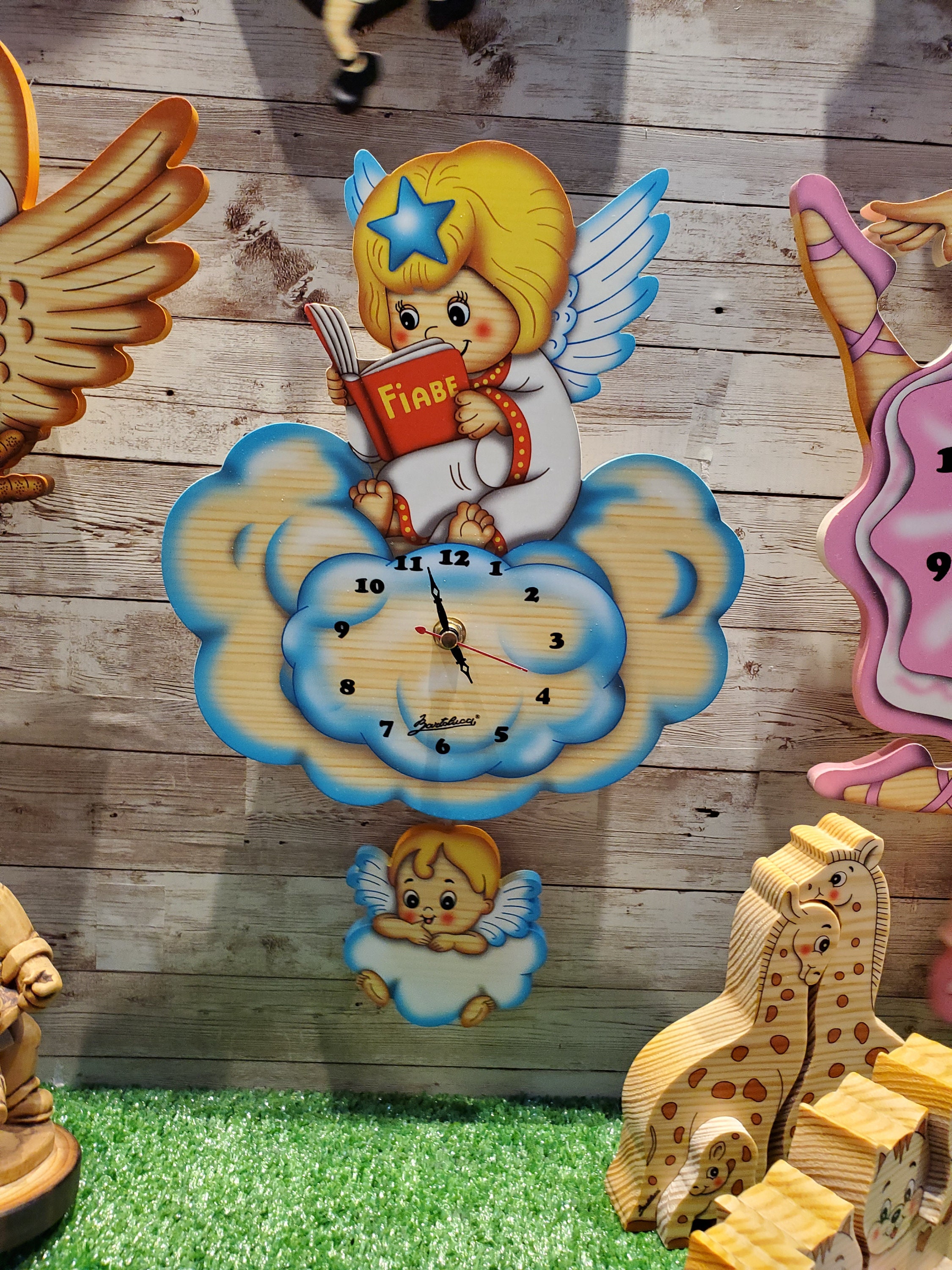 Blue Angel Clock - Etsy