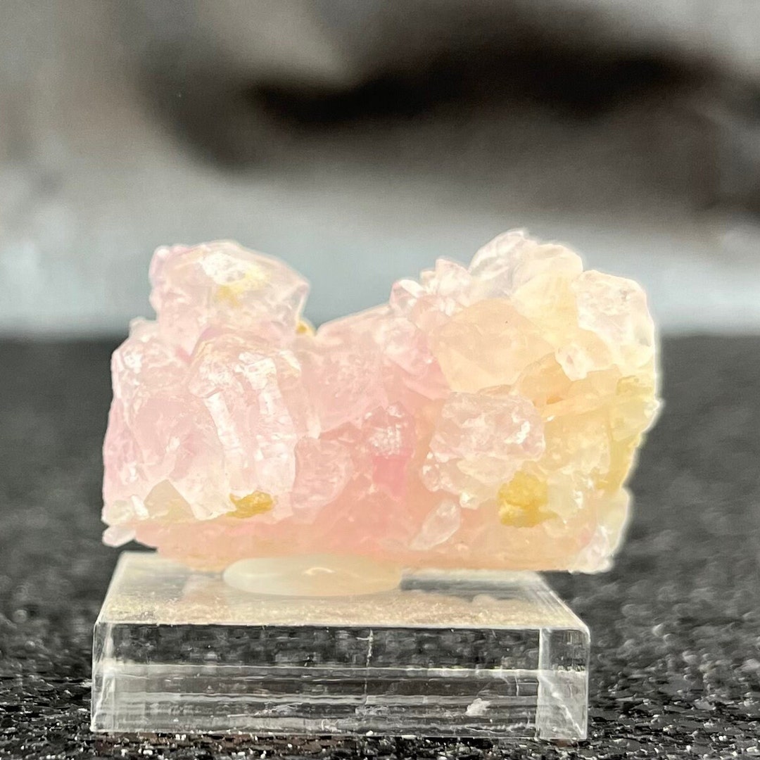 RARE Crystalline Rose Quartz, Crystal Rose Quartz, Rose Quartz, Pink ...