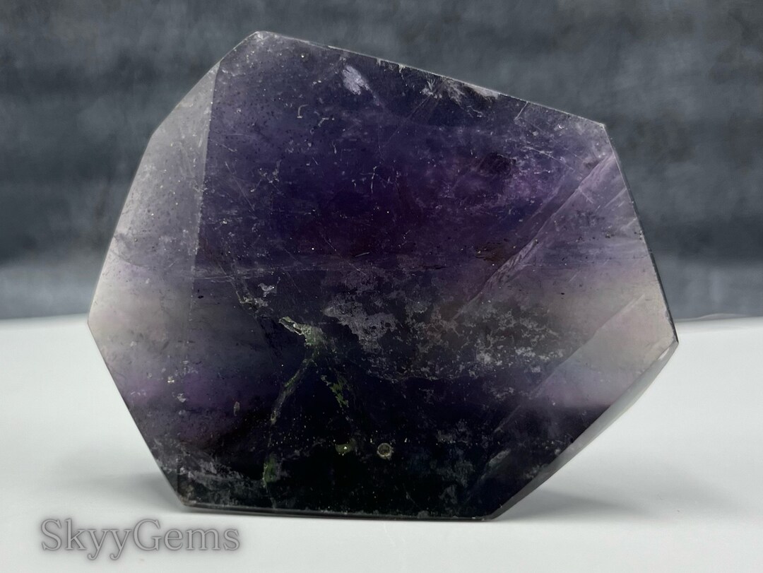 Polished Watermelon Fluorite Faceted Free Form, Rainbow Fluorite, Free ...