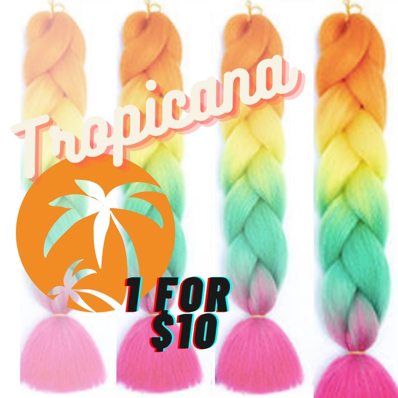 Braided Rainbow - Etsy