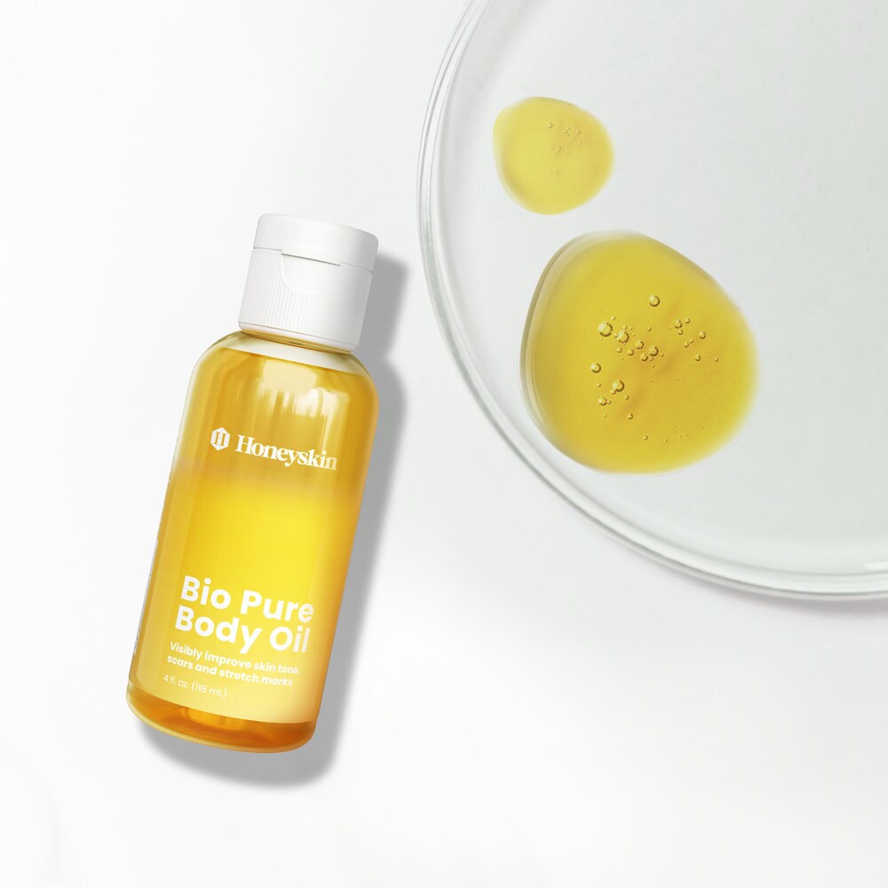 Honeyskin Biopure Skin Care Massage Oil for Stretch Mark and Acne Scar ...