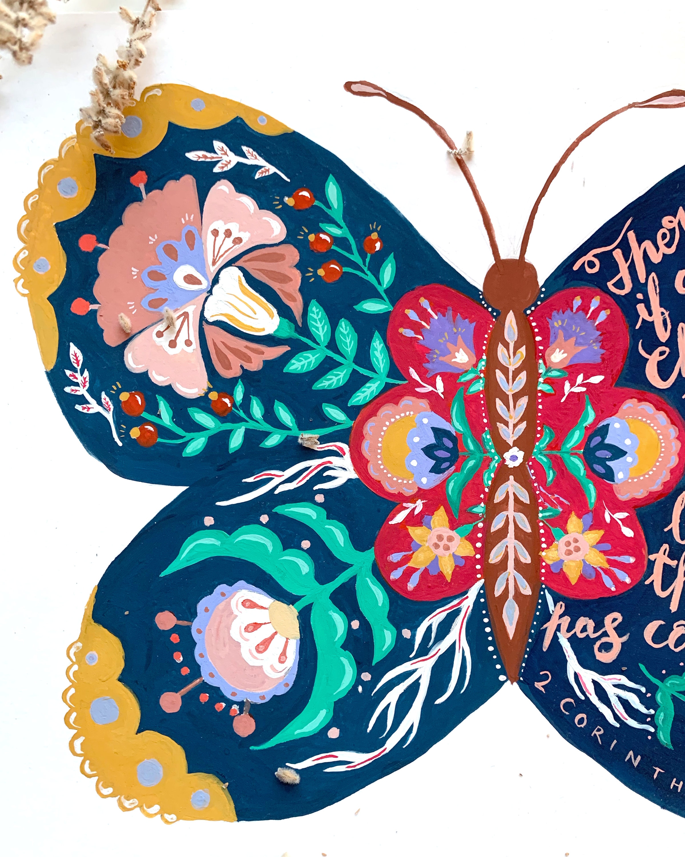 Butterfly (2 Cor. 5:17) - Etsy